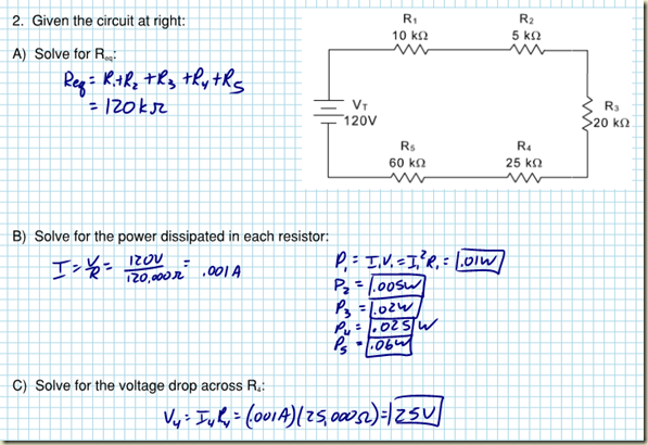 Series Circuit Practice - Regents Physics